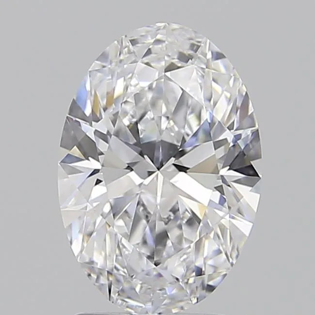 2.00ct Oval Lab Grown Diamond (Colour D, Clarity IF, Cut EX, GIA Certi ...