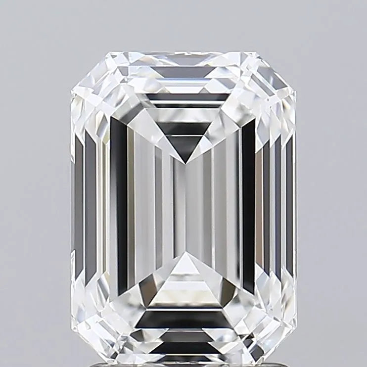 2.42ct Emerald Lab Grown Diamond (Colour E, Clarity IF, IGI Certified ...